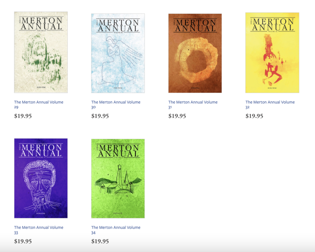6-Book Set: Fons Vitae Merton Annual Volumes 29-34 - Fons Vitae Publishing